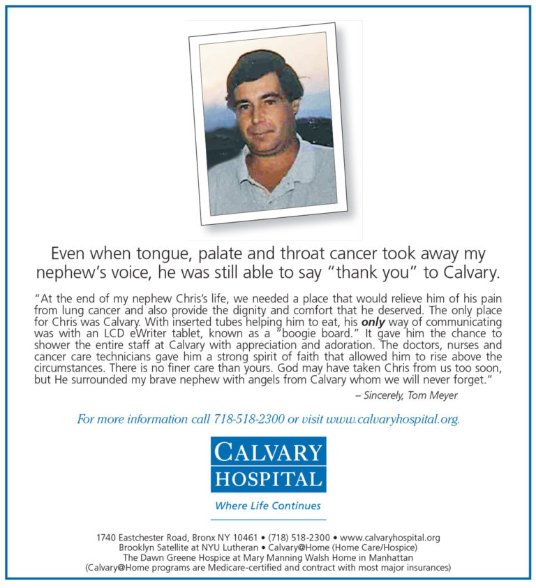 Calvary Hospital: Specializing in Palliative and Hospice Care - The Tablet