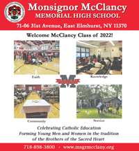 Msgr. McClancy Memorial High School - The Tablet