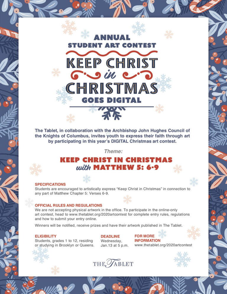 2020 Keep Christ in Christmas Art Contest - The Tablet