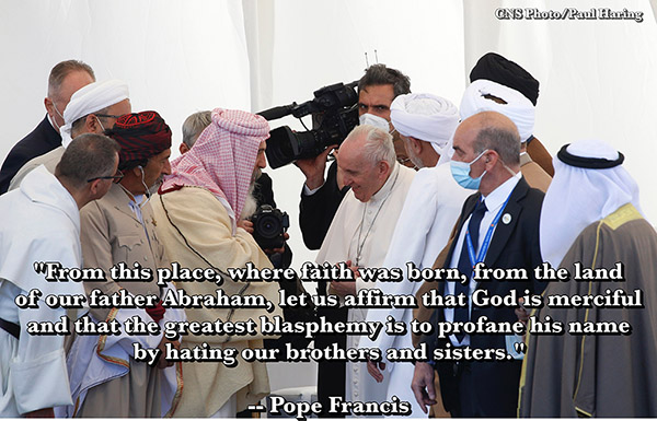 Speech of Pope Francis During the Inter-Religious Meeting in Plain Ur ...