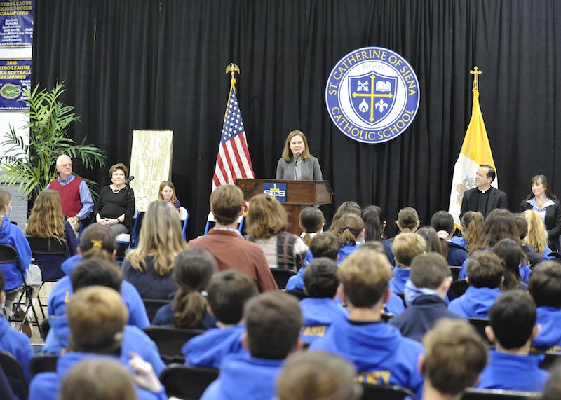 Justice Barrett Urges Catholic School Students to Work Hard and Dream ...