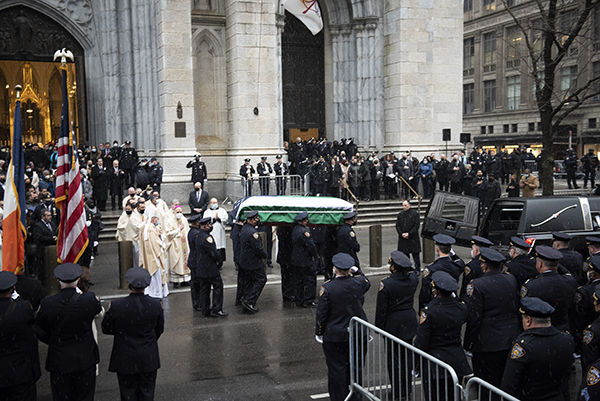 Slain NYPD Officer Jason Rivera Receives Final Salute at St. Patrick’s ...