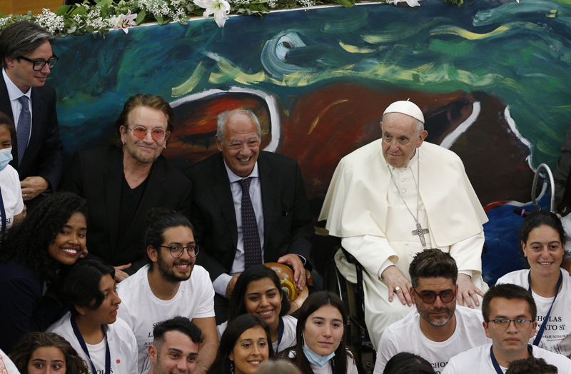 Pope Francis and Bono Launch Scholas Educational Initiative - The Tablet