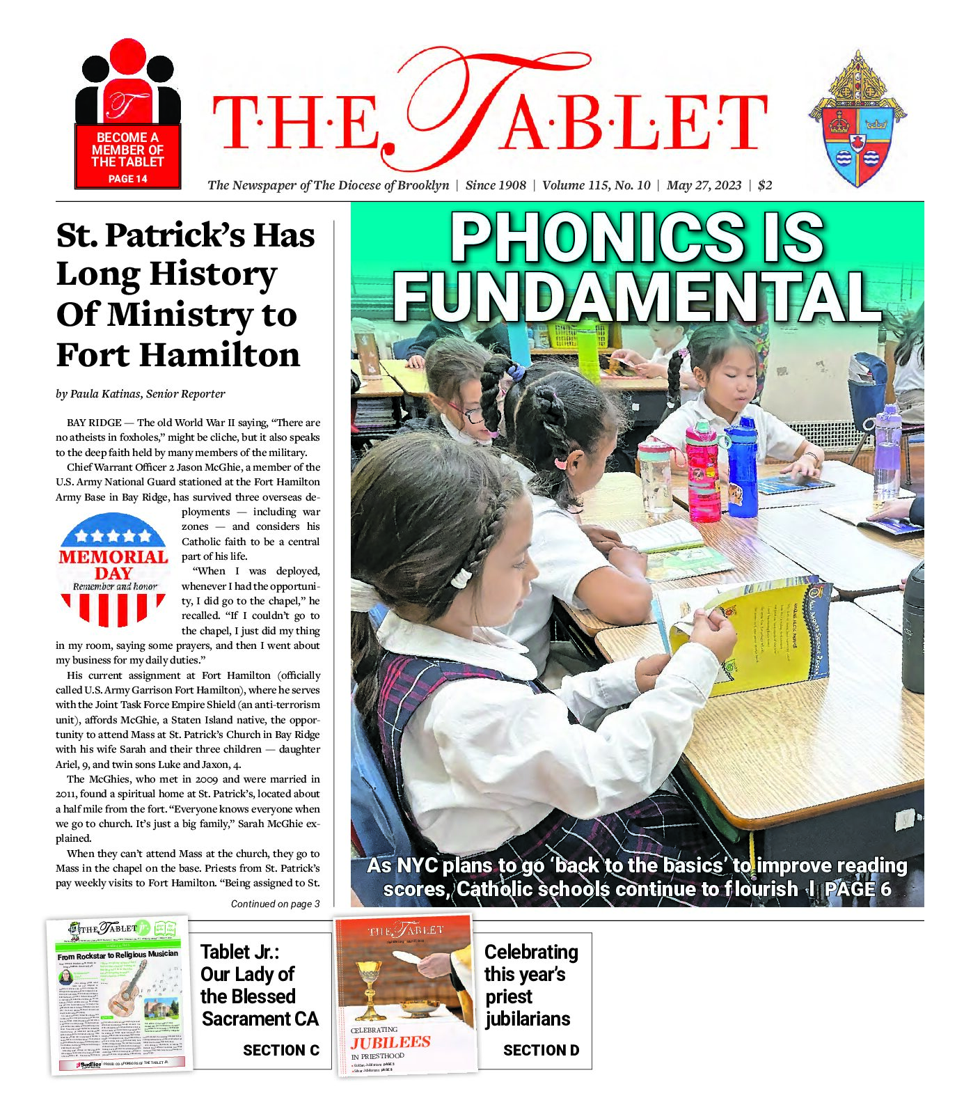 This Week's Front Page - The Tablet
