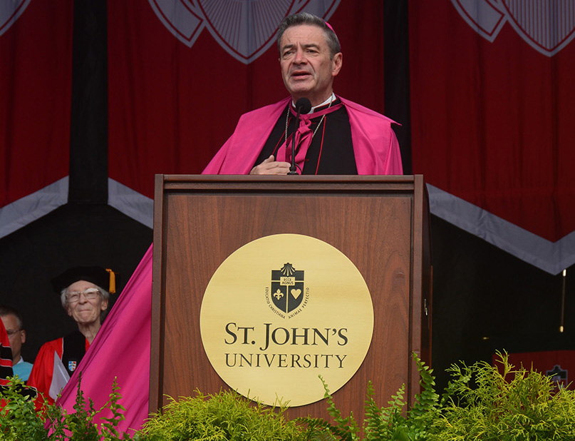 Bishop Brennan Gives Commencement Invocation at St. John’s, His Alma ...