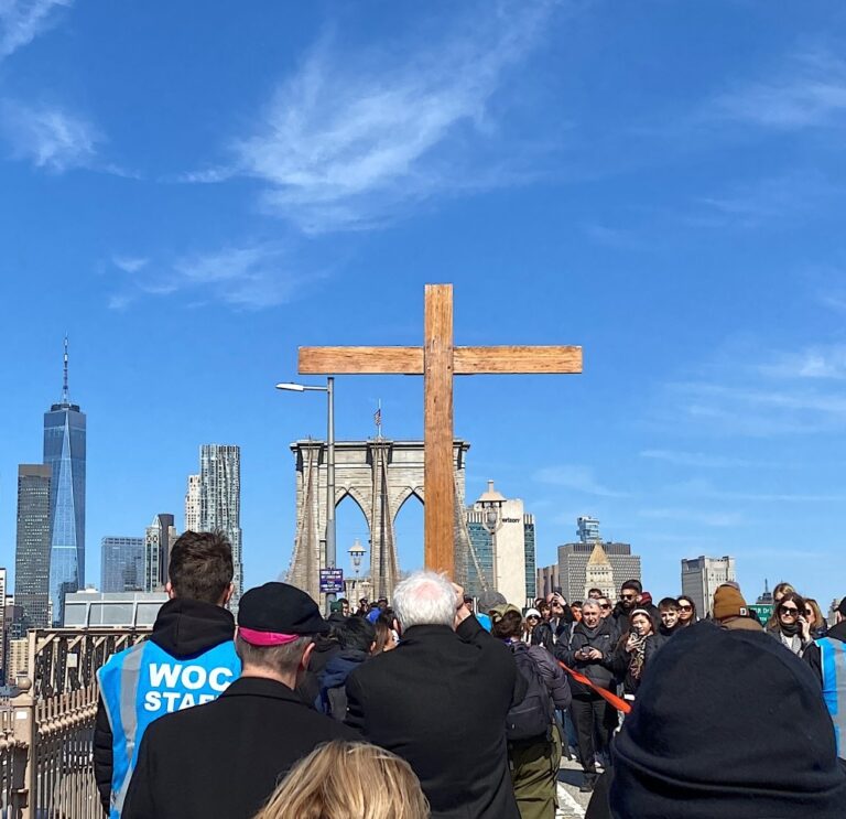 On Good Friday, Hundreds Walked The Way of the Cross Over the Brooklyn ...