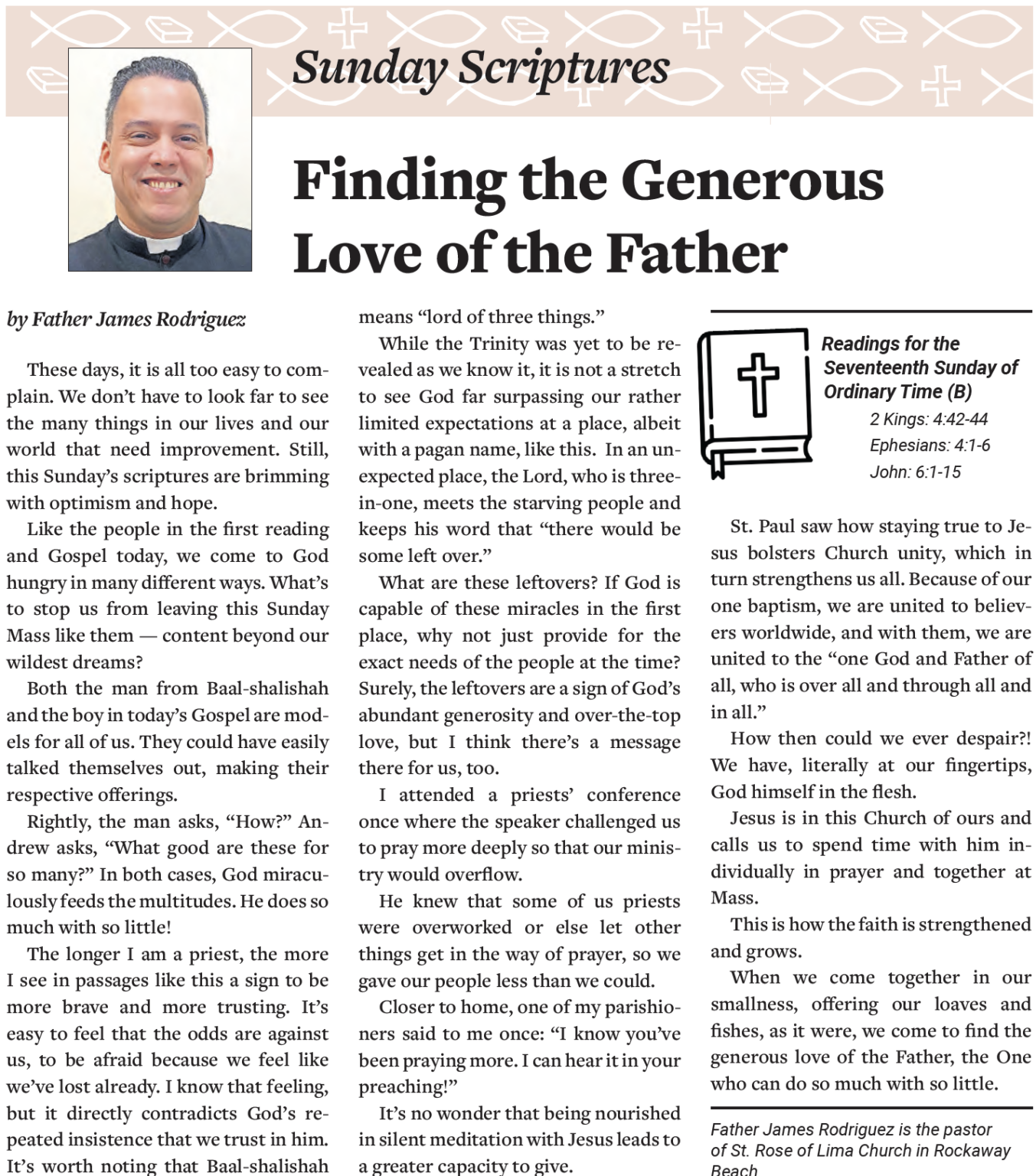 Finding the Generous Love of the Father - The Tablet