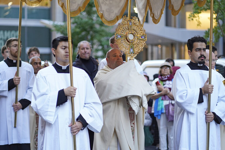 Annual Eucharistic Procession Through Midtown Manhattan Draws Thousands ...